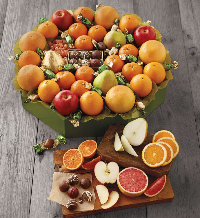 Deluxe Holiday Fruit Wreath | Holiday Wreaths Delivered