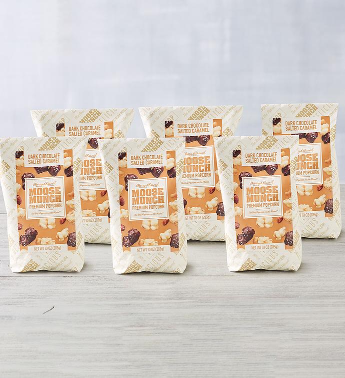 Moose Munch Premium Popcorn Salted Caramel 6-Pack | Harry & David