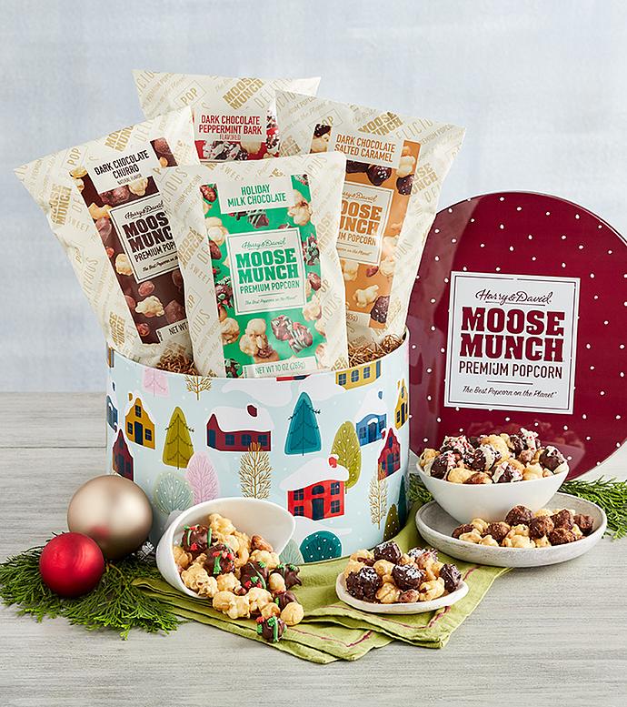 Moose Munch® Premium Popcorn Holiday Tin